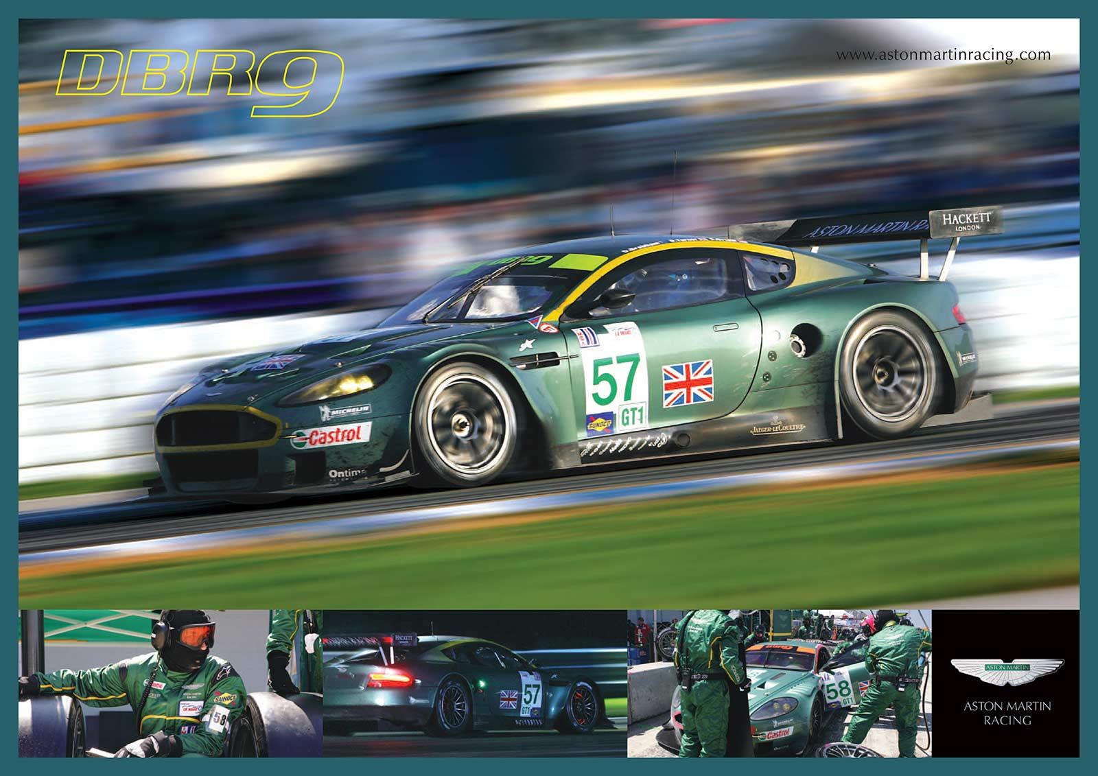 Aston Martin DBR9 / DB9 - PDF poster (2005) - Cartefacts