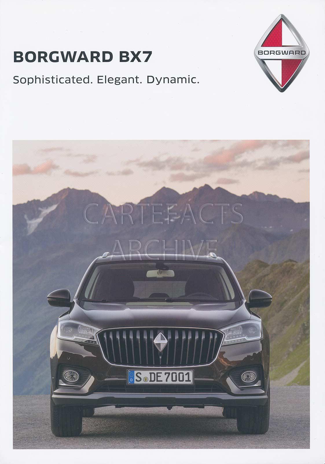 Borgward BX7 - brochure (2017) - Cartefacts