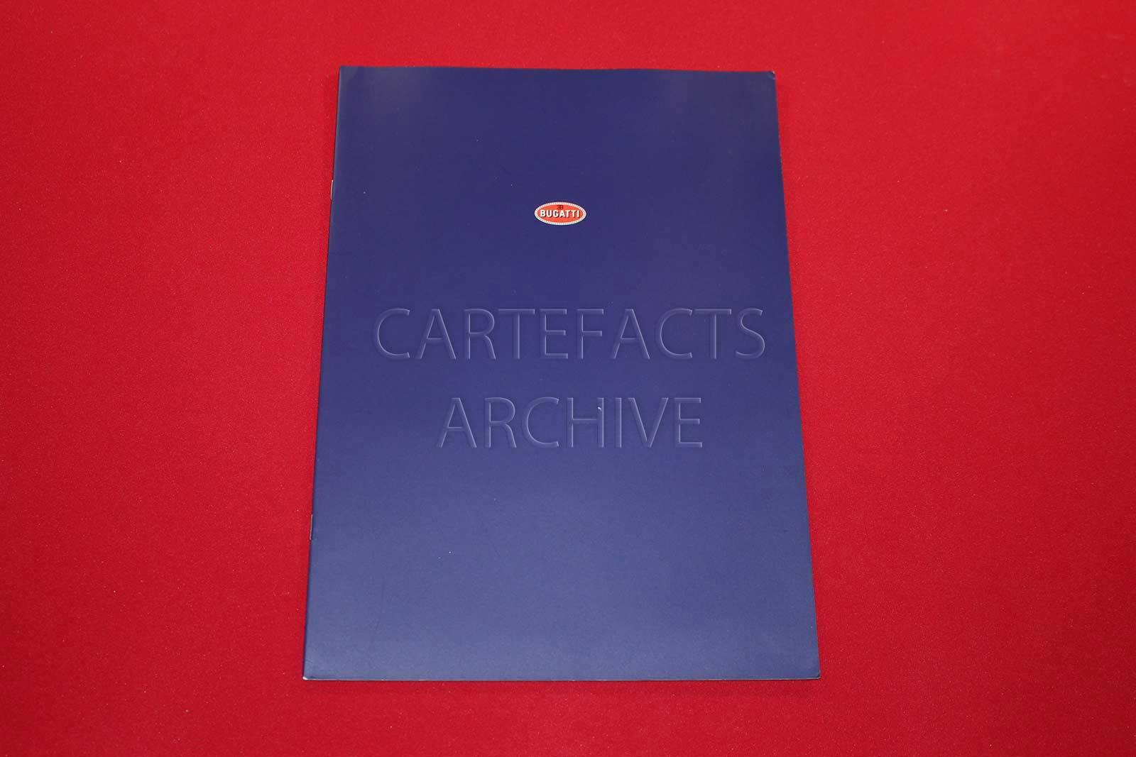 Bugatti EB 218 Concept by ItalDesign-Giugiaro - brochure (1999 ...