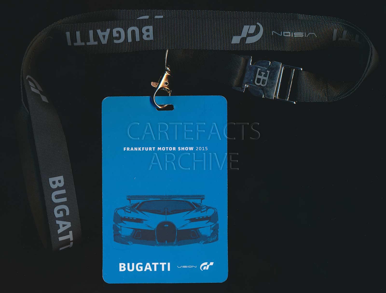 Bugatti Vision Gran Turismo Concept - information card (2015) - Cartefacts