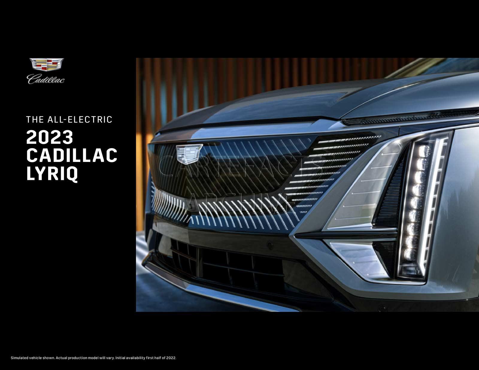 Cadillac Lyriq - PDF brochure (2022) - Cartefacts