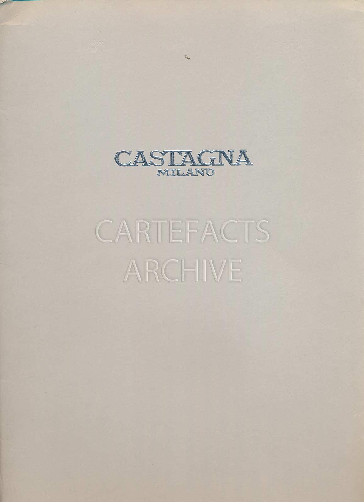 Castagna Milano - presskit with Auge, GC, Rossellini (2003) - Cartefacts