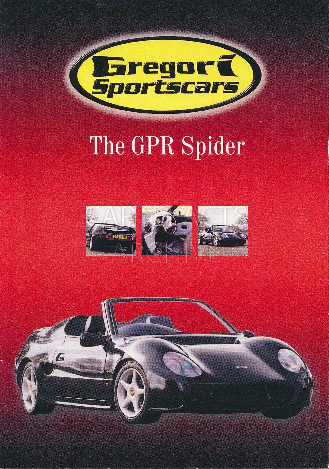 Gregori GPR Spider - brochure (1998) - Cartefacts