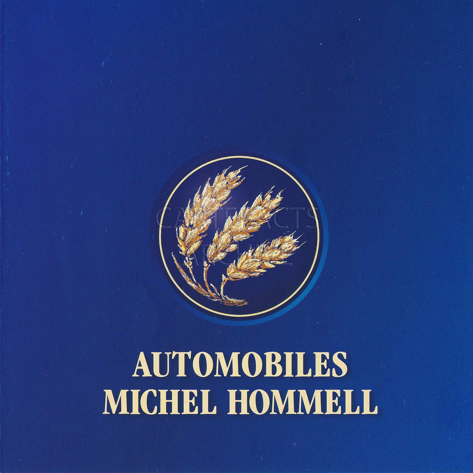 Hommell Automobiles - brochure (1998) - Cartefacts