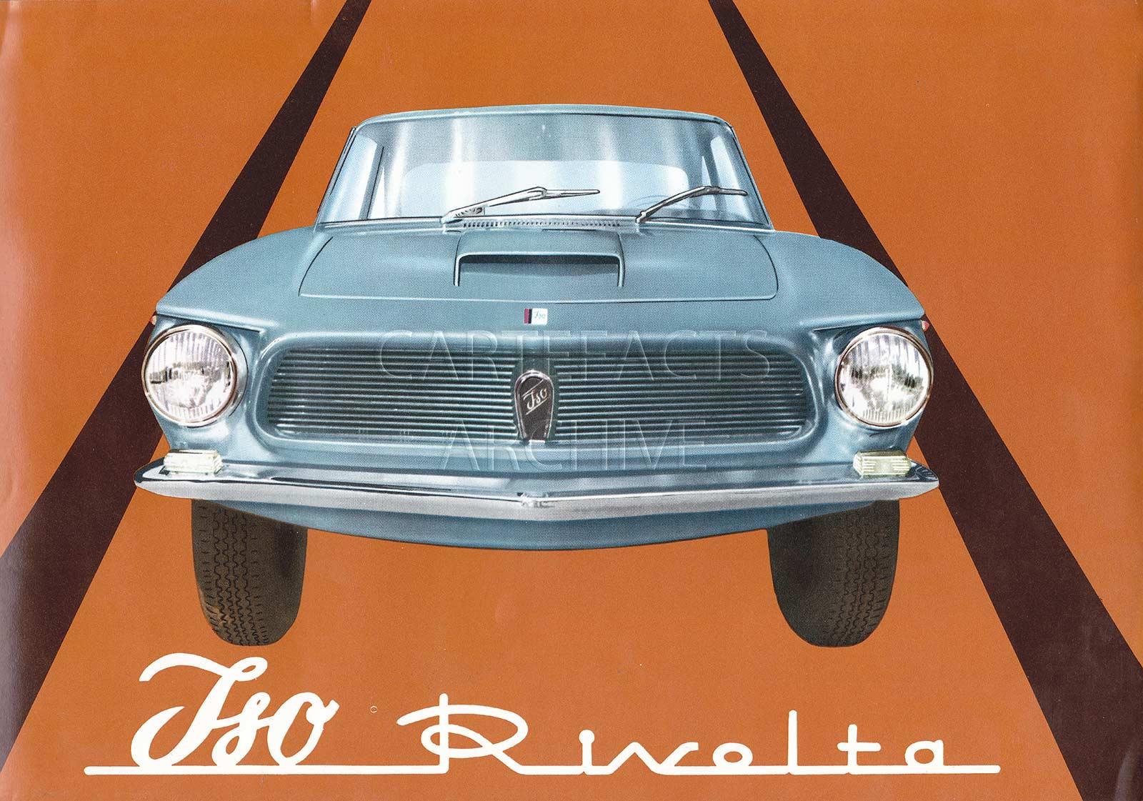 Iso Rivolta - original brochure (1962) - Cartefacts