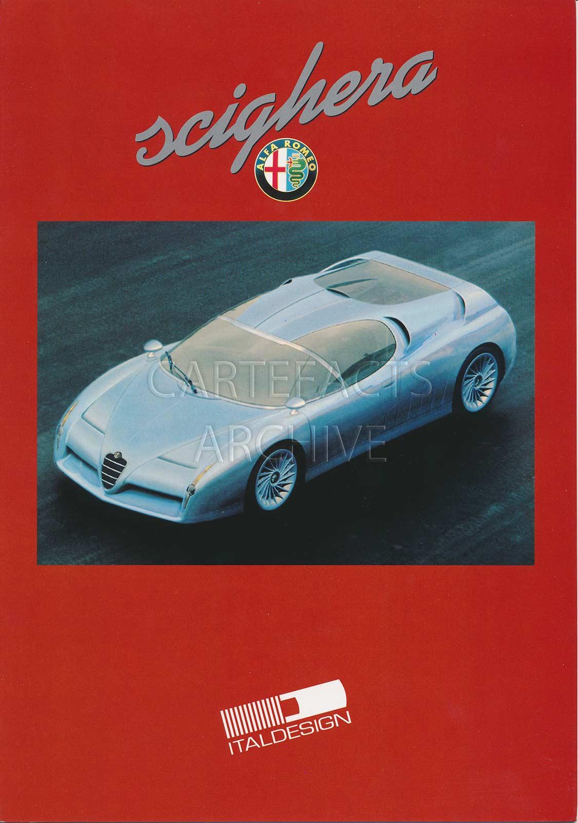 ItalDesign Alfa Romeo Scighera Concept - brochure (1997) - Cartefacts