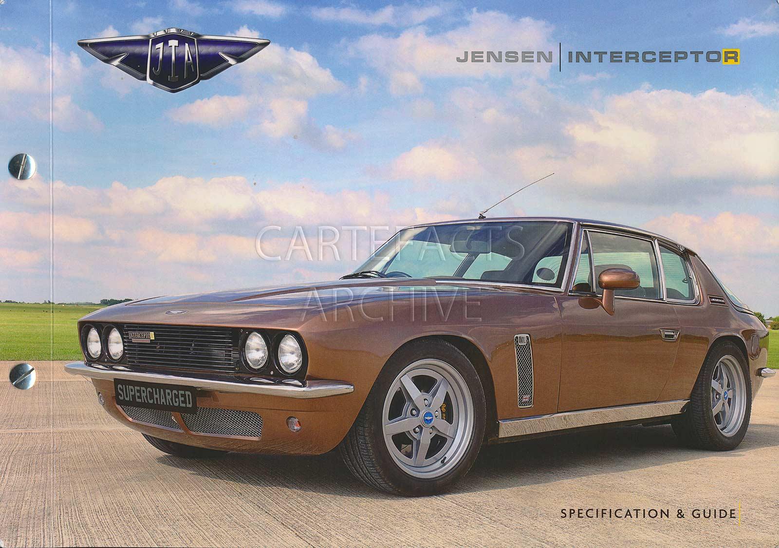 Jensen Interceptor by JIA - brochure (2014) - Cartefacts