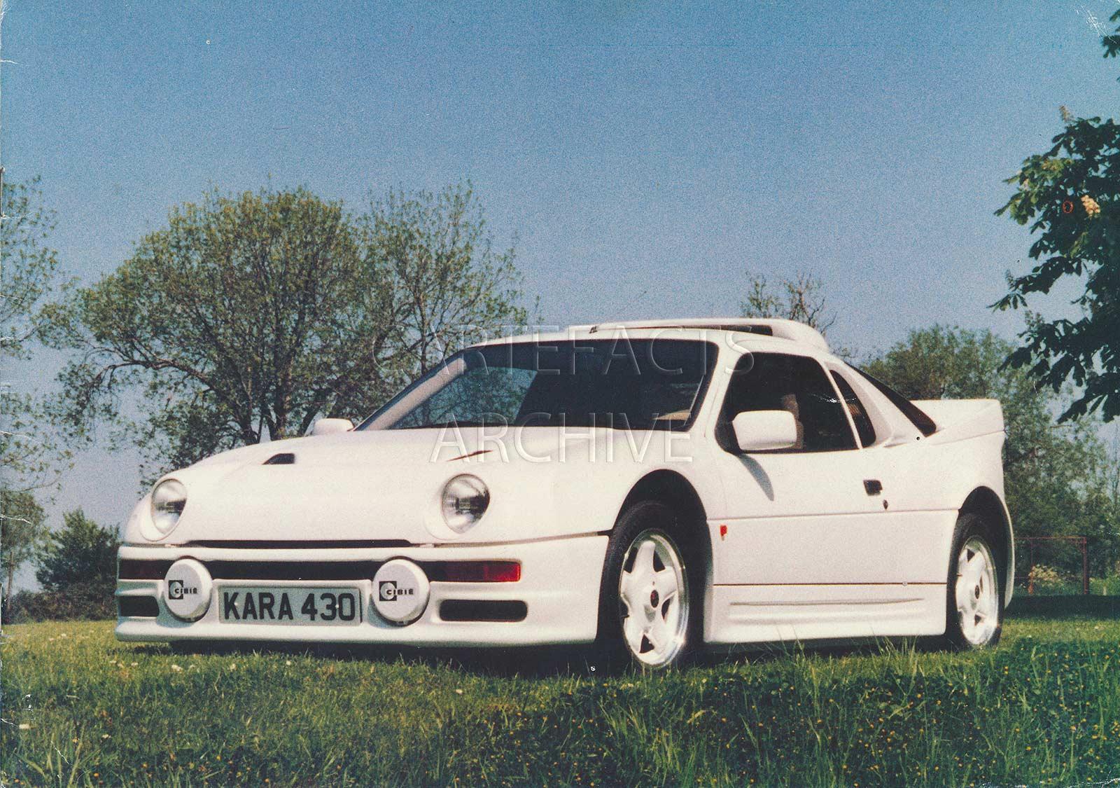 KaRa 430 kitcar - Ford RS200 replica - brochure (1993) - Cartefacts