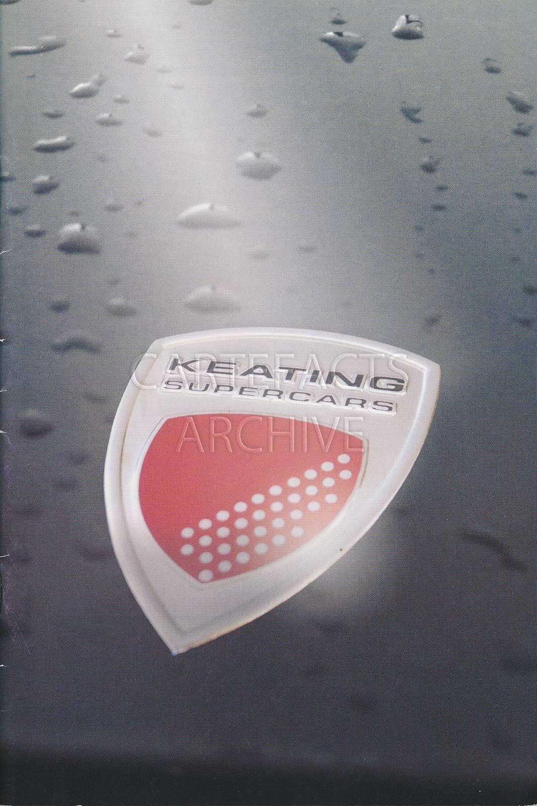 Keating Supercars TKR & SKR - brochure #1 (2008) - Cartefacts