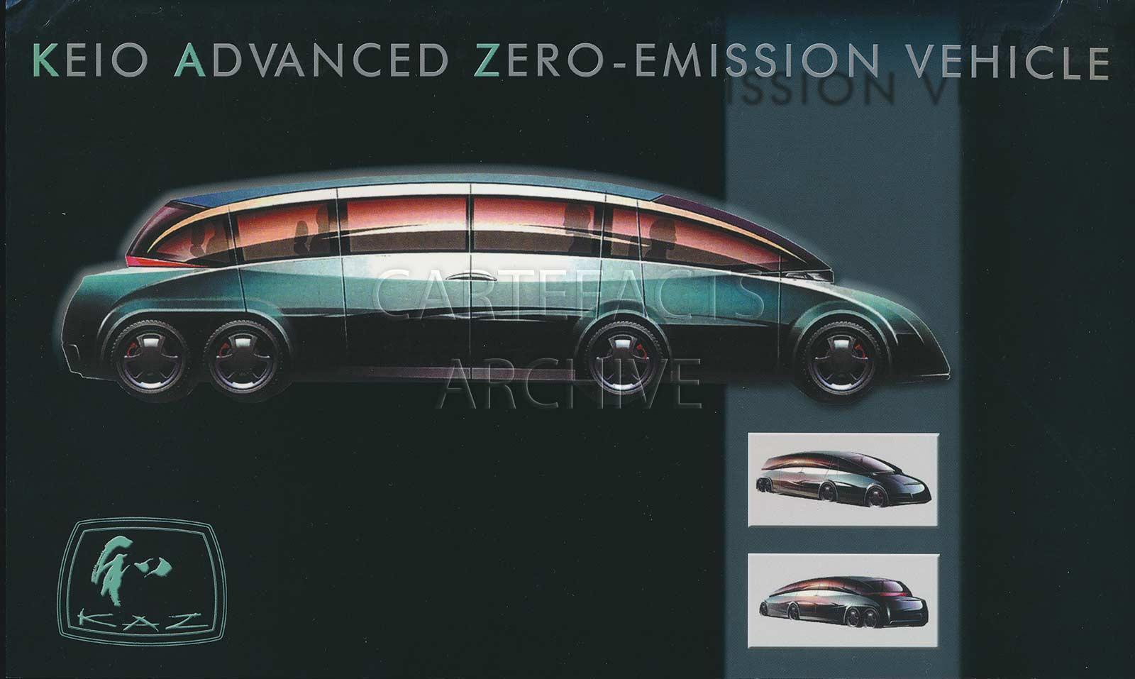 Keio University KAZ - brochure (2001) - Cartefacts