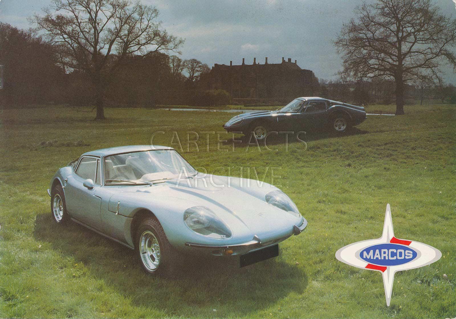 Marcos model range - brochure (1982) - Cartefacts