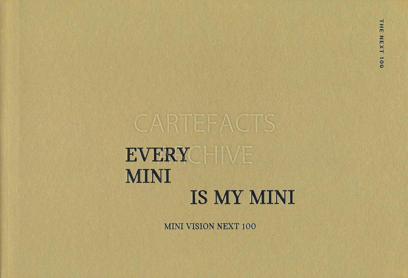 Mini Vision Next 100 Concept - brochure (2016) - Cartefacts