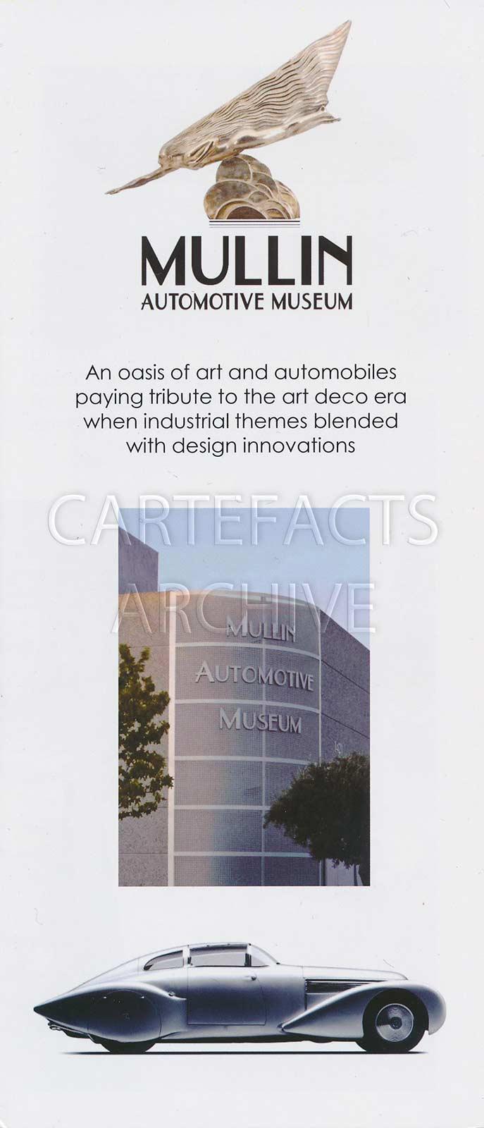 Mullin Automotive Museum - brochure v2 (201X) - Cartefacts
