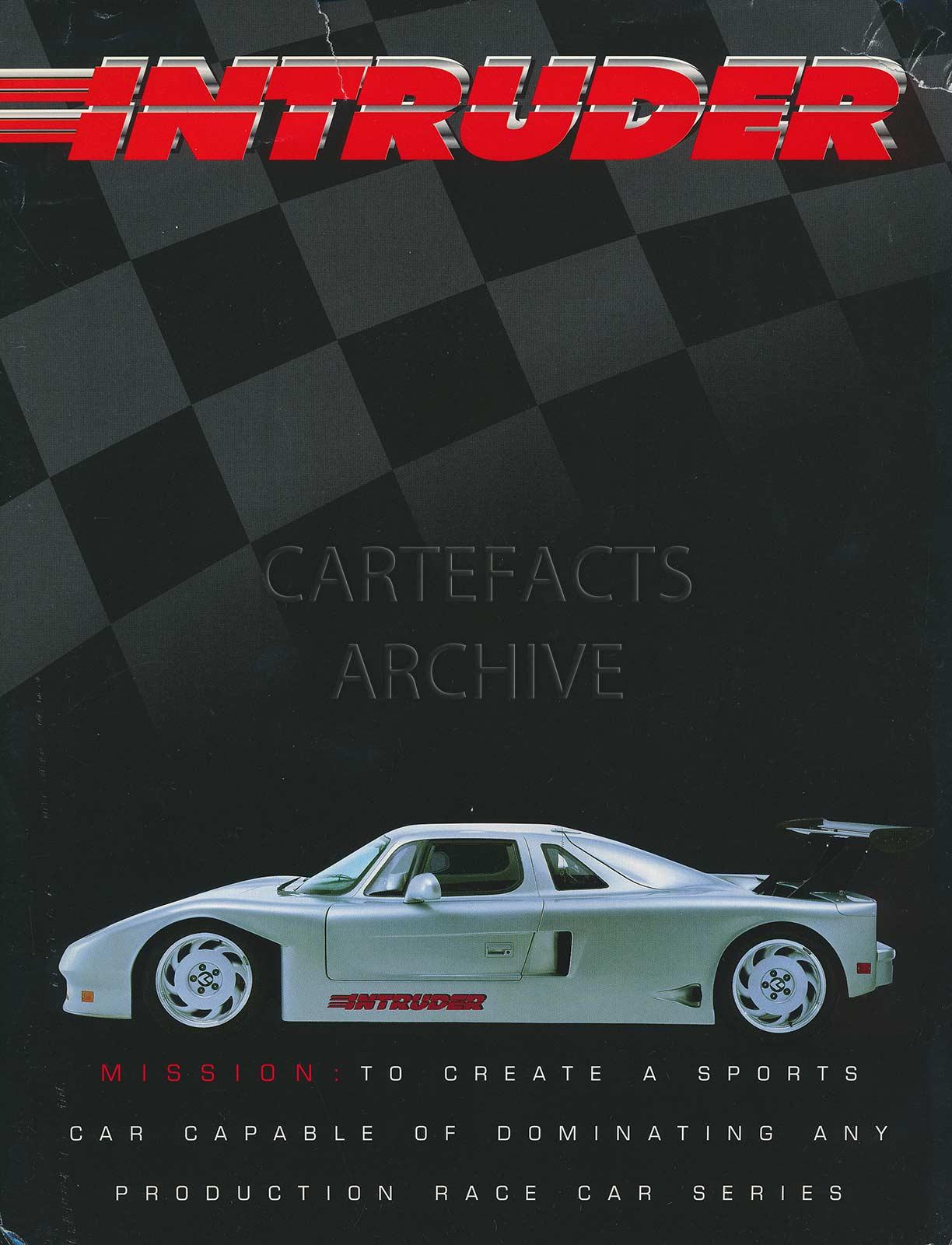 Mosler Intruder - brochure (1996) - Cartefacts