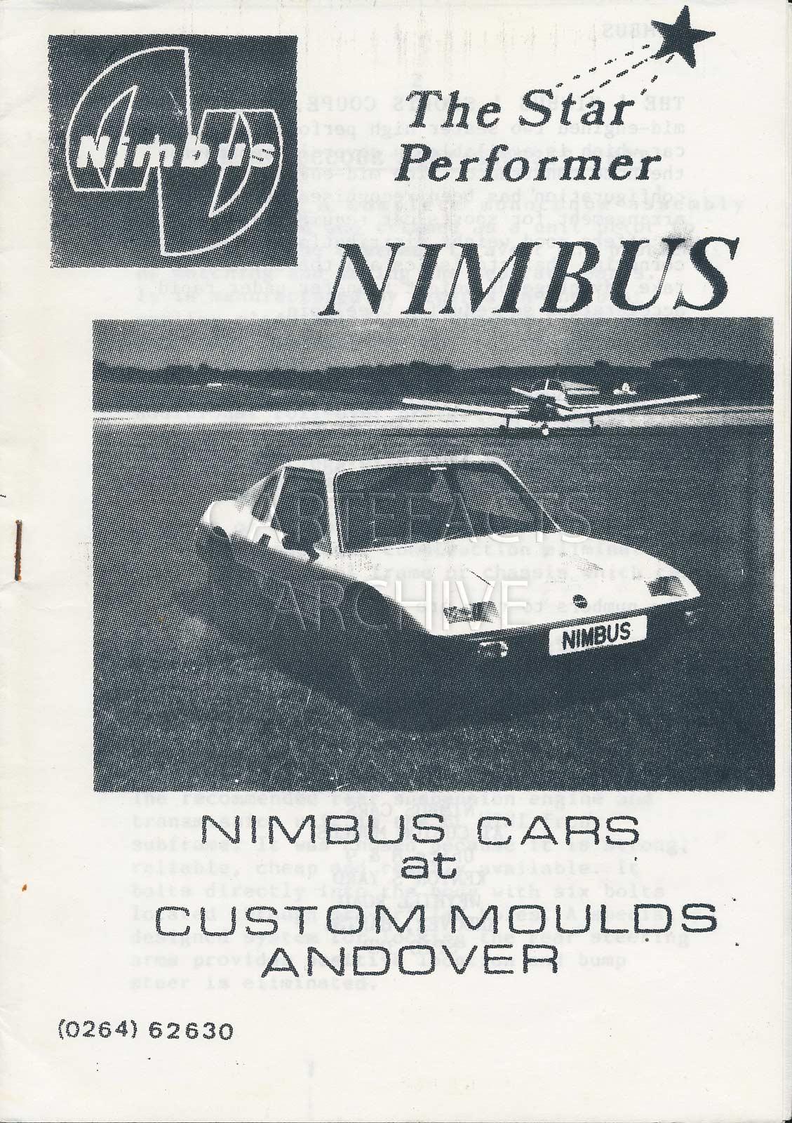 Nimbus brochure by Custom Moulds (1986) - Cartefacts
