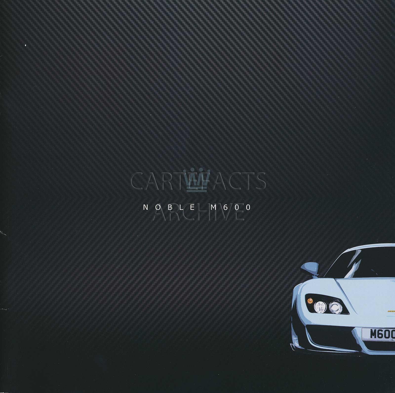 Noble M600 - brochure (2013) - Cartefacts