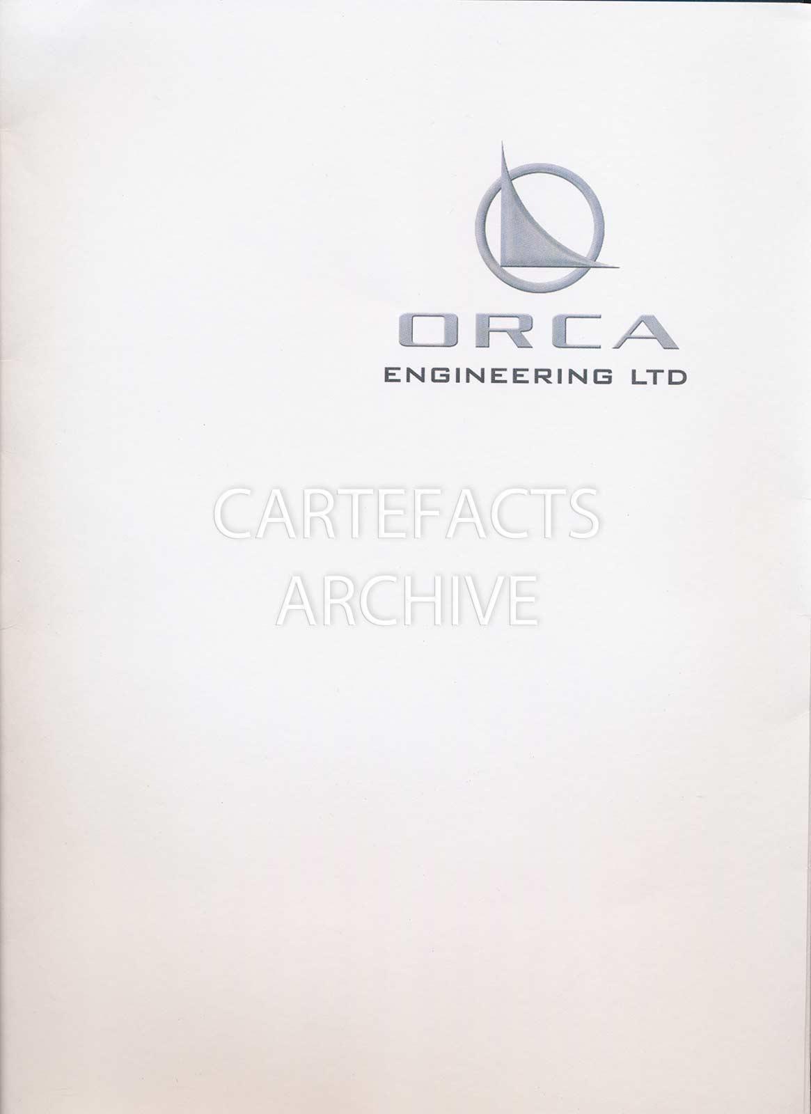 Orca Engineering - infokit with 9 photographs (2004) - Cartefacts