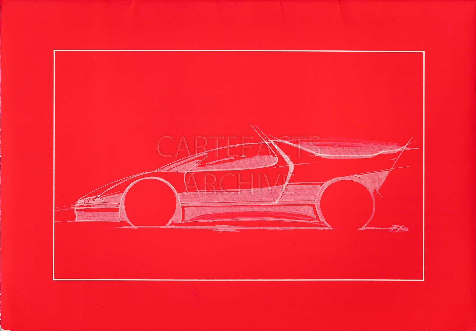 Peugeot Quasar Concept - brochure and 5 photographs (1984) - Cartefacts