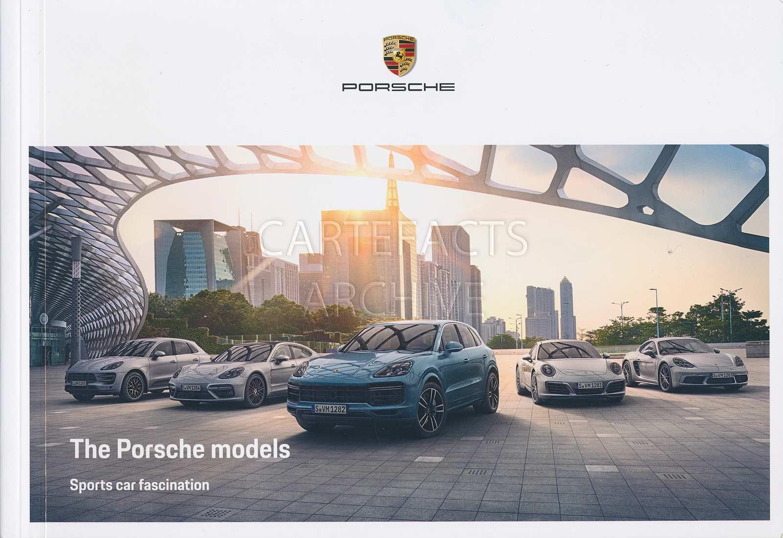 Porsche - model range brochure with 911 / 911 Turbo / GT2 RS / 718 ...