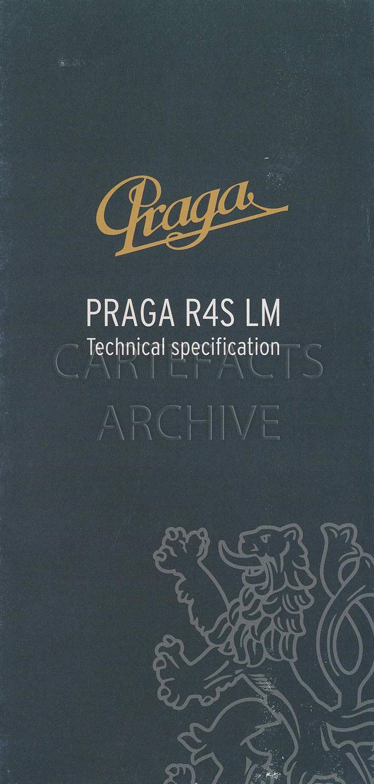 Praga R4S LM - leaflet (2012) - Cartefacts