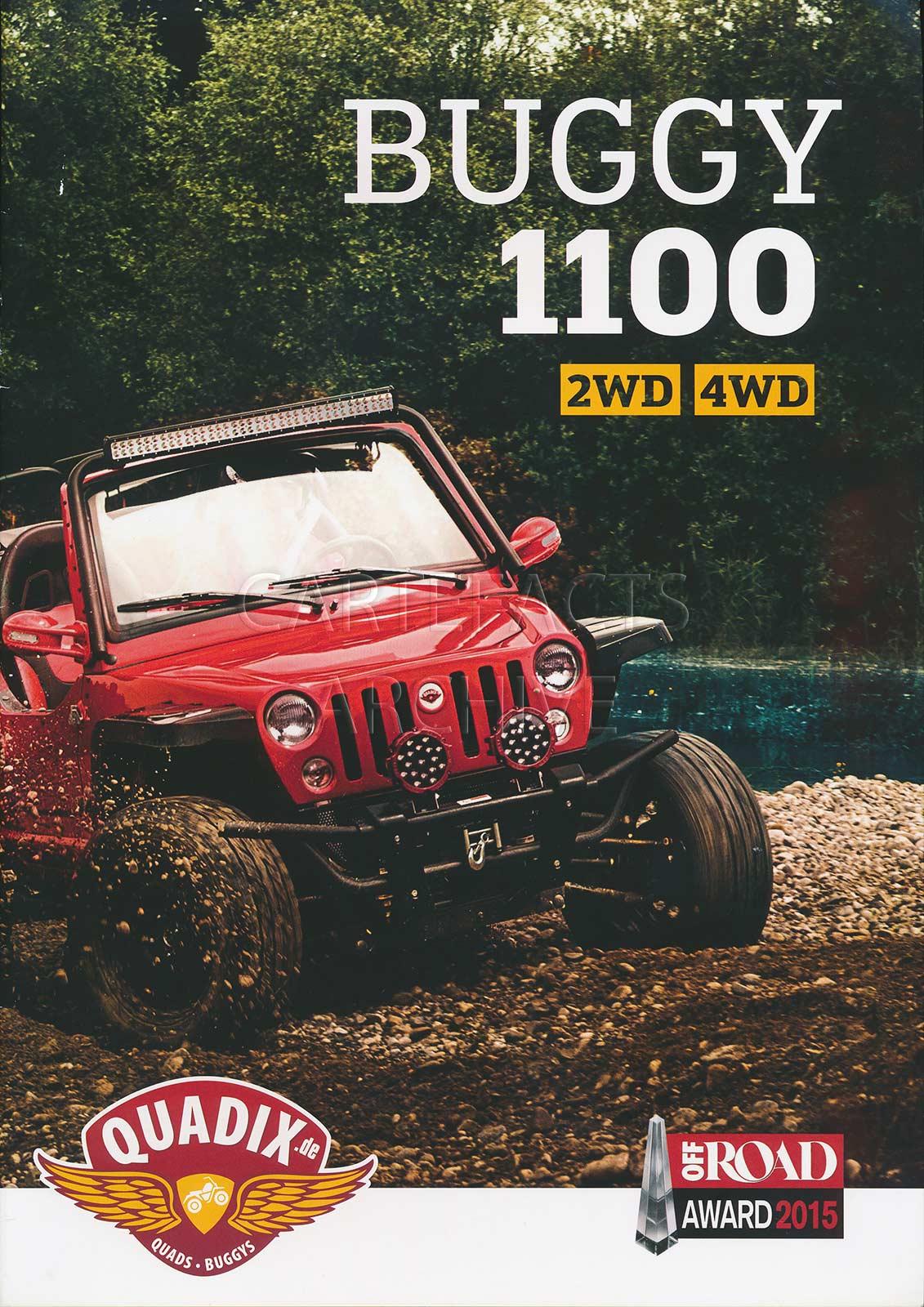 Quadix Buggy 1100 - brochure (2015) - Cartefacts