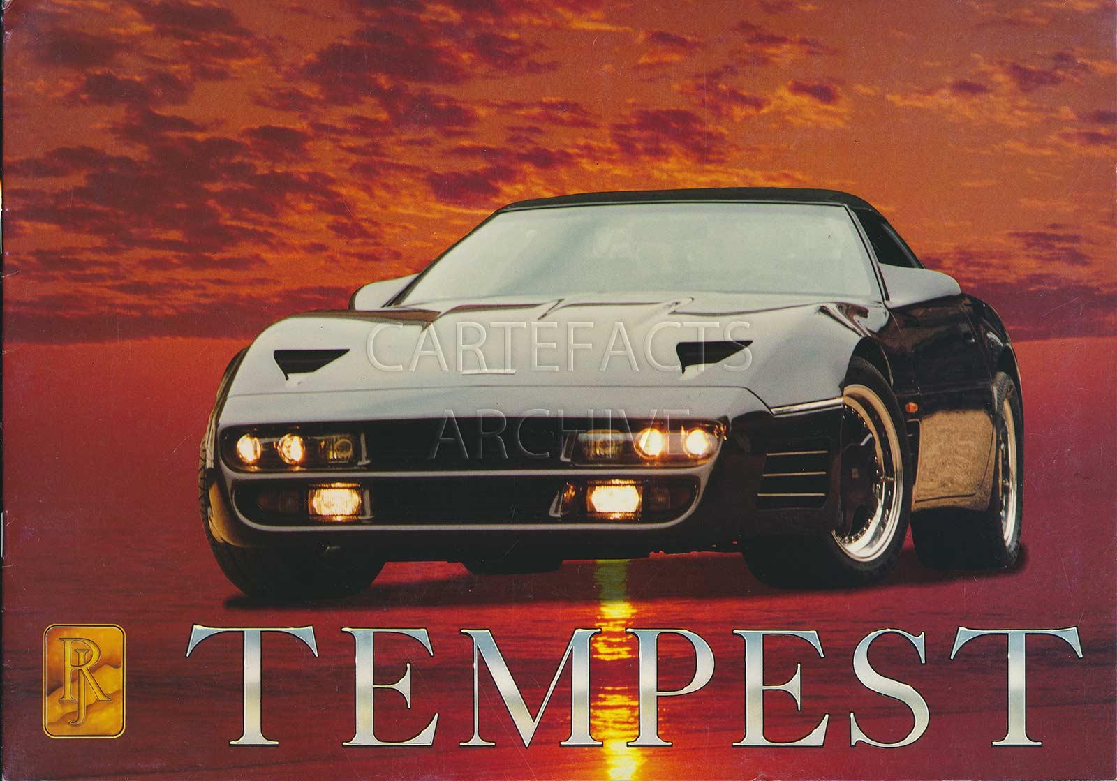Robert Jankel Design Tempest - brochure (199X) - Cartefacts