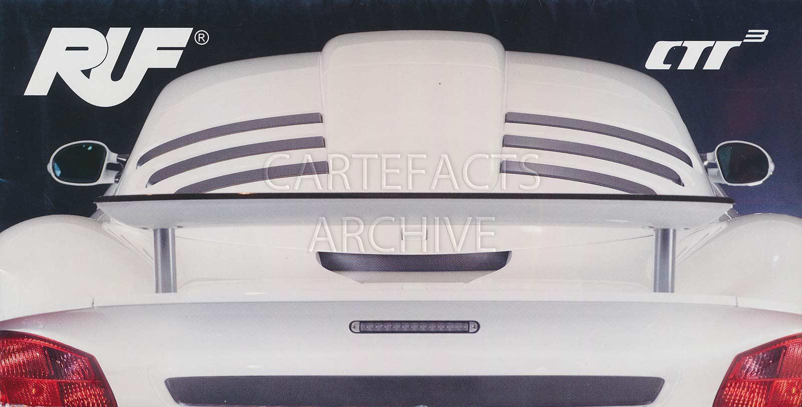 RUF CTR3 - brochure (2007) - Cartefacts