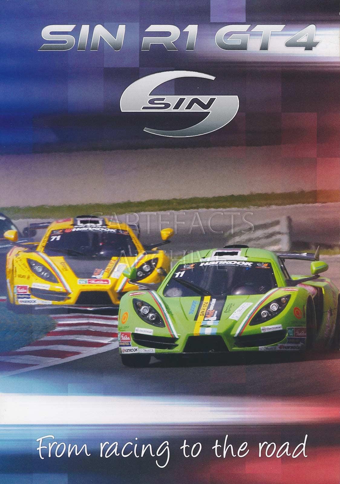Sin Cars R1 GT4 - brochure (2015) - Cartefacts