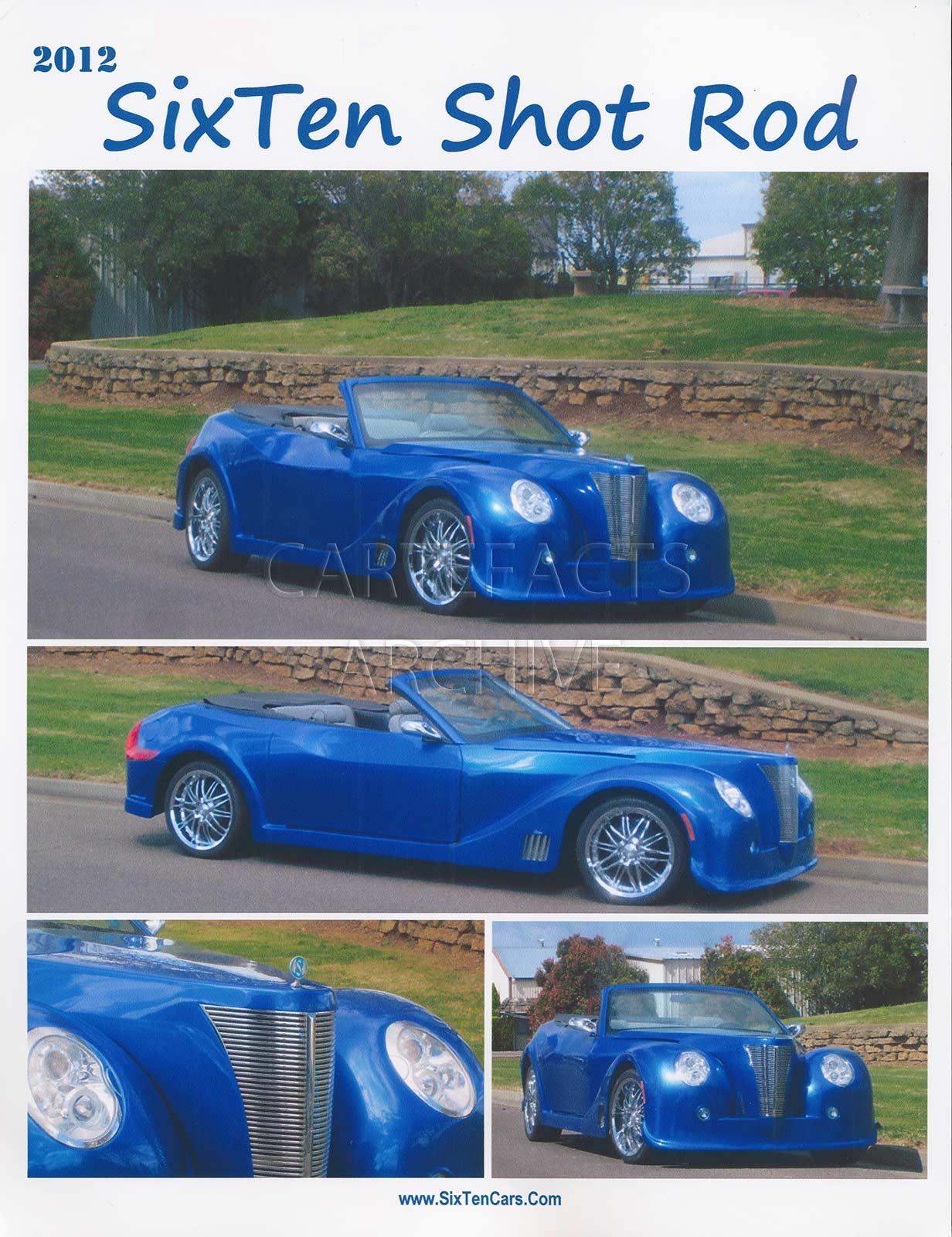SixTen Cars Shot Rod -information sheet (2012) - Cartefacts