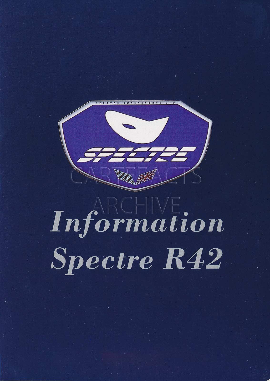 Spectre R42 - brochure v2 (1996) - Cartefacts