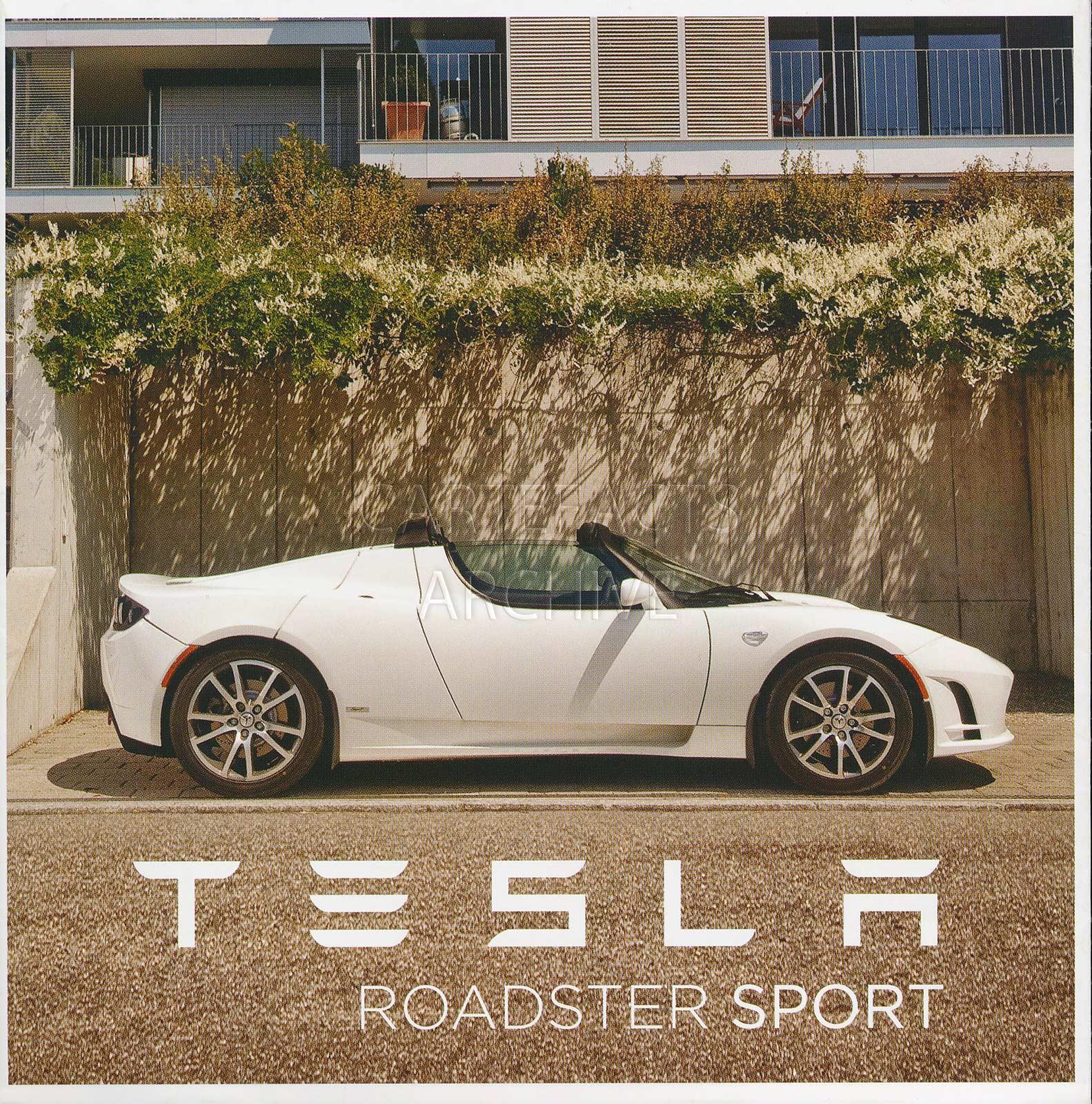 Tesla Roadster Sport - brochure (2012) - Cartefacts