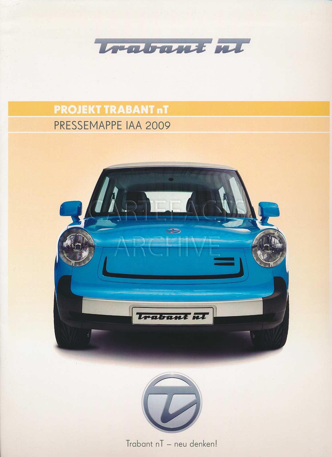 Trabant nT - press kit with brochure (2009) - Cartefacts