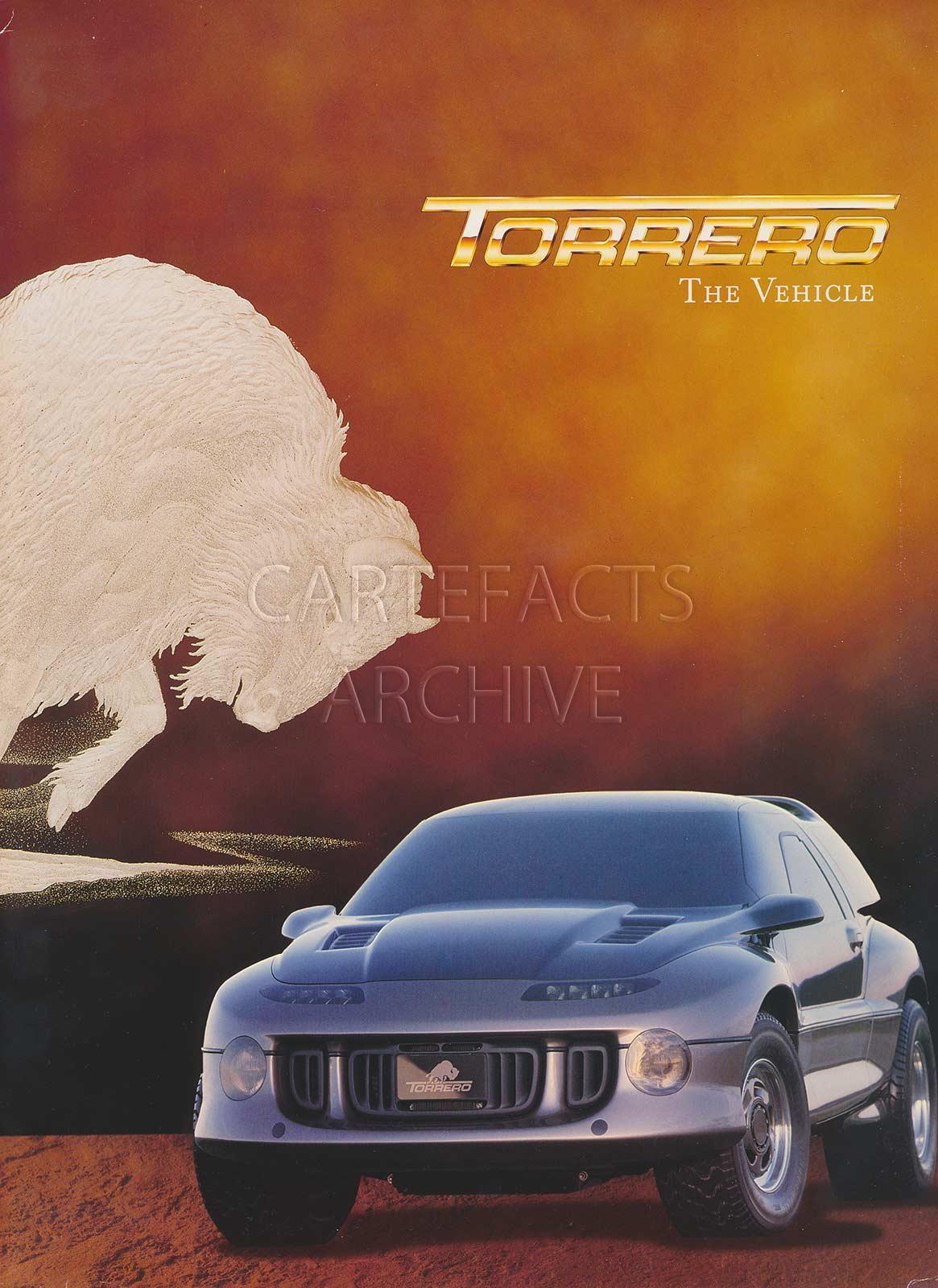 Vehma Torrero Concept - brochure (1988) - Cartefacts