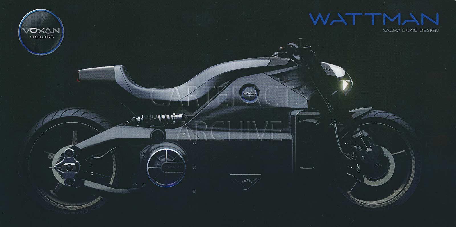 Venturi (Voxan Motors) Wattman motorcycle - information card (2014 ...