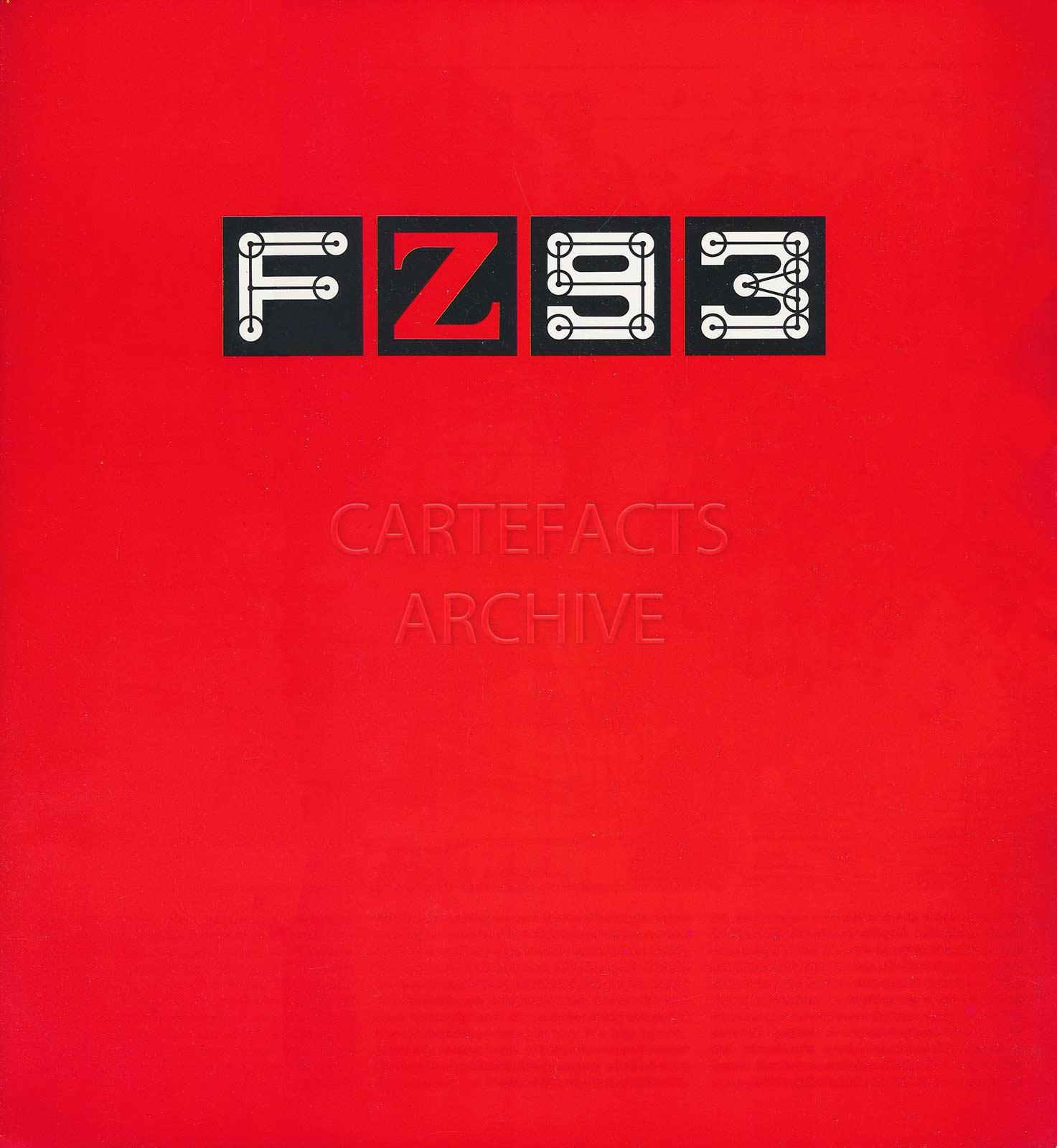 Ferrari FZ93 Concept by Zagato - presskit (1993) - Cartefacts