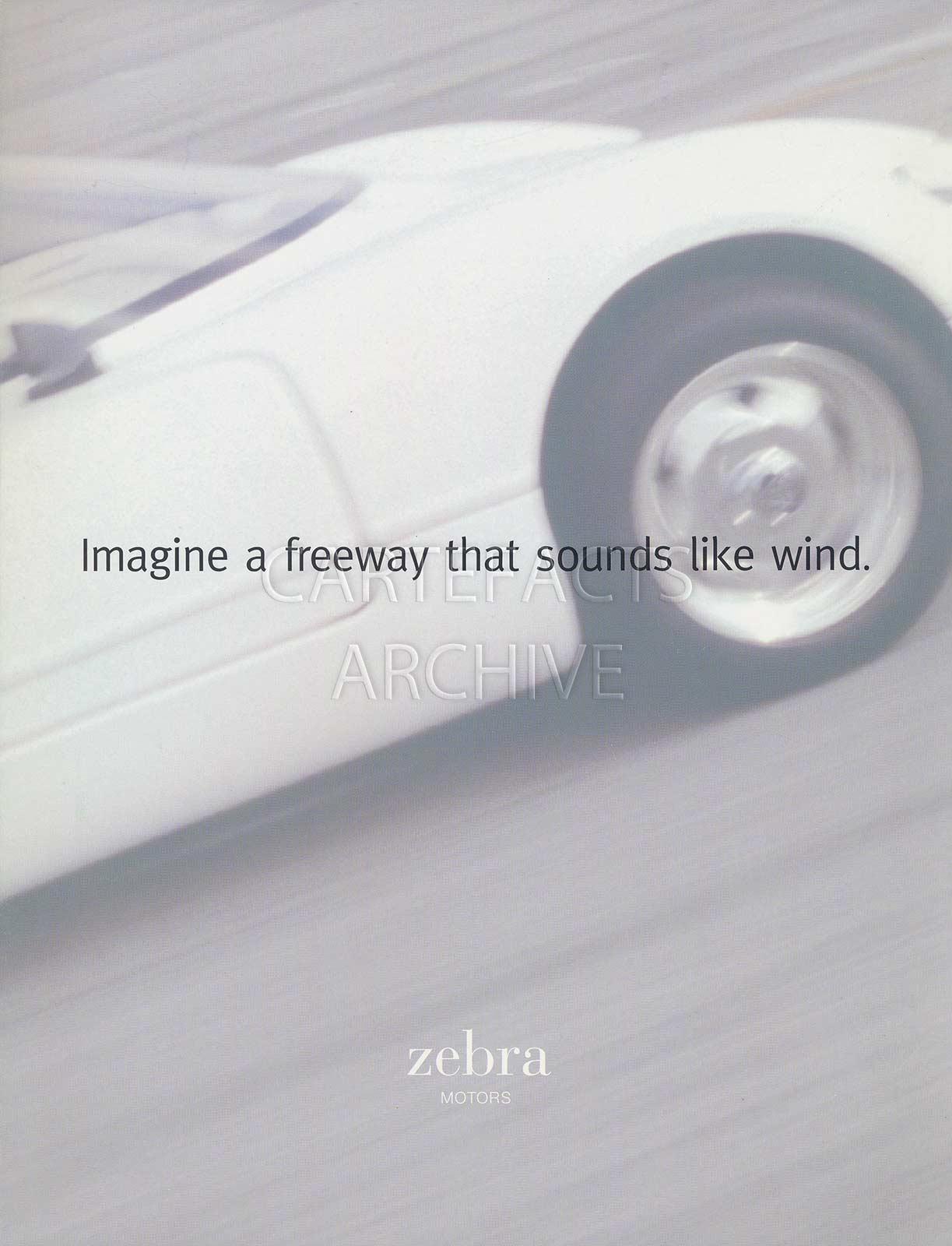 Zebra Motors - brochure (1996) - Cartefacts